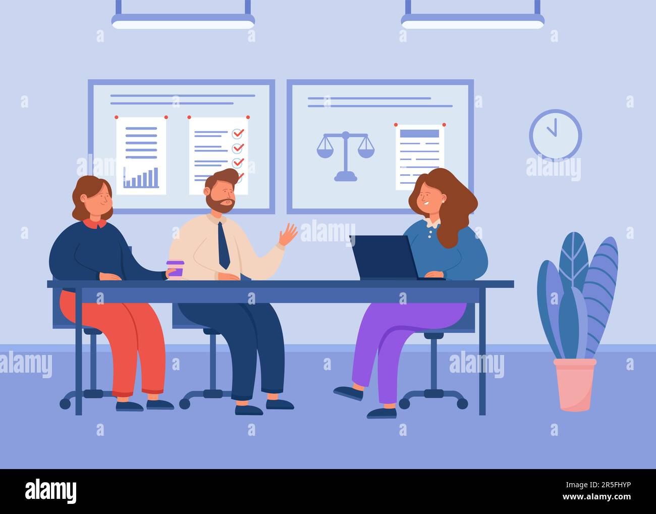 Legal advice client Stock Vector Images - Alamy