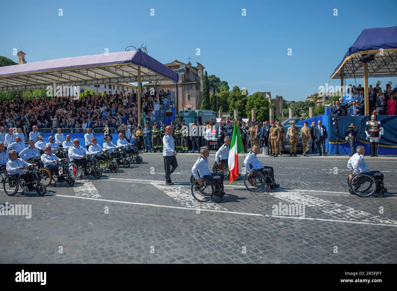 Rome, Italy. 02nd June, 2023. Representatives of the Italian Paralympic ...
