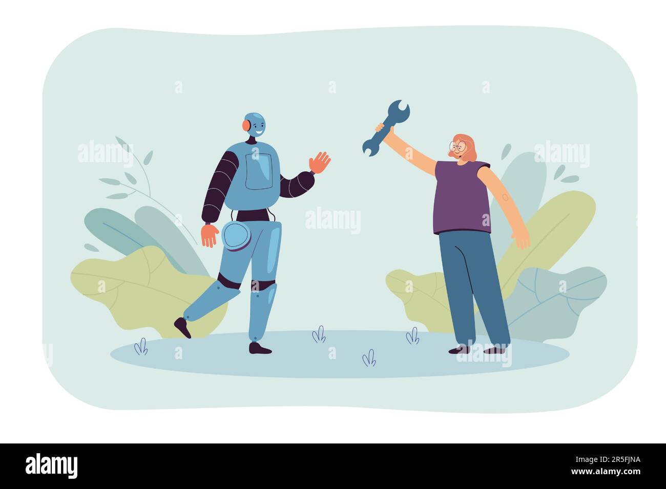 Female mechanical engineer Stock Vector Images - Alamy