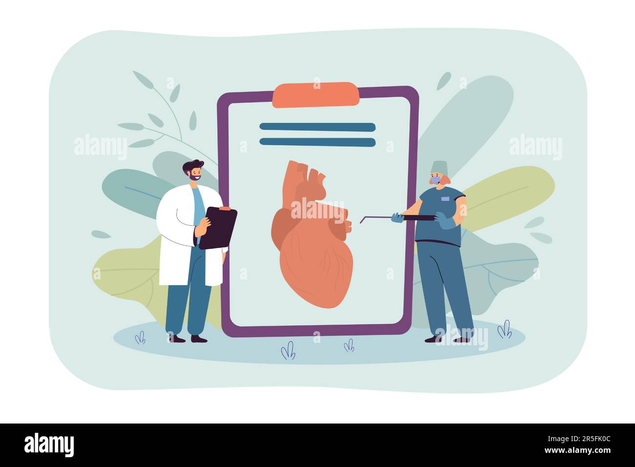 Heart health checkup illustration hi-res stock photography and images ...