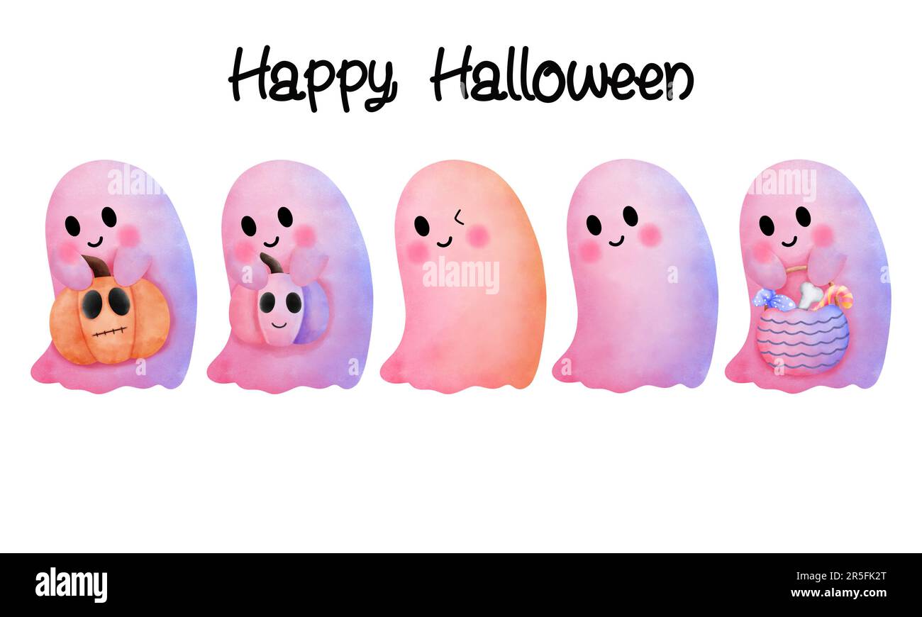 Happy Halloween Ghost Clip Art