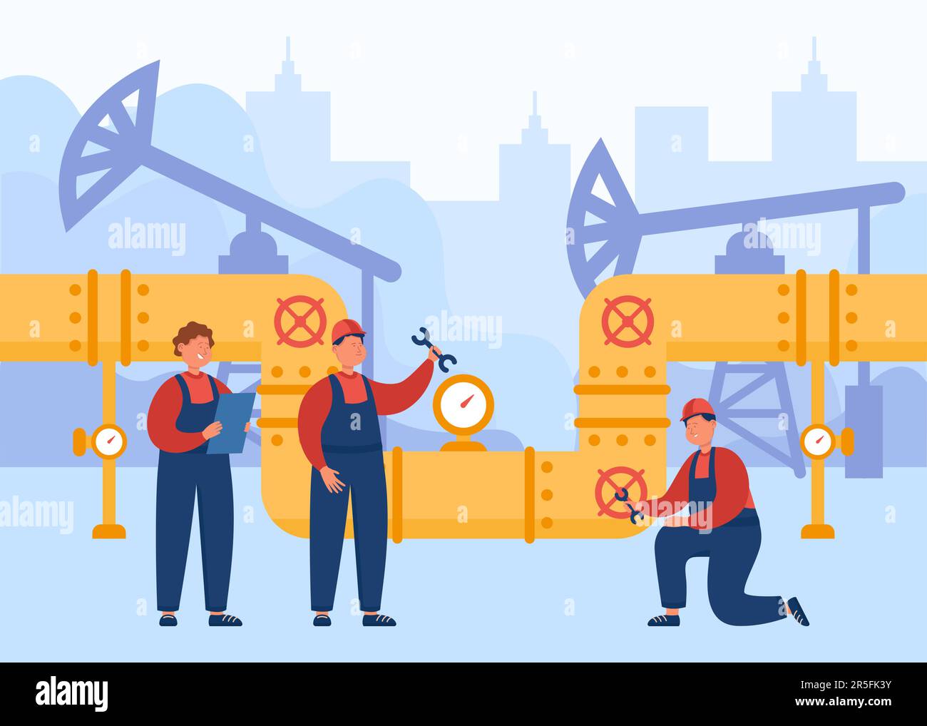 Team engineers controlling work hi-res stock photography and images - Alamy