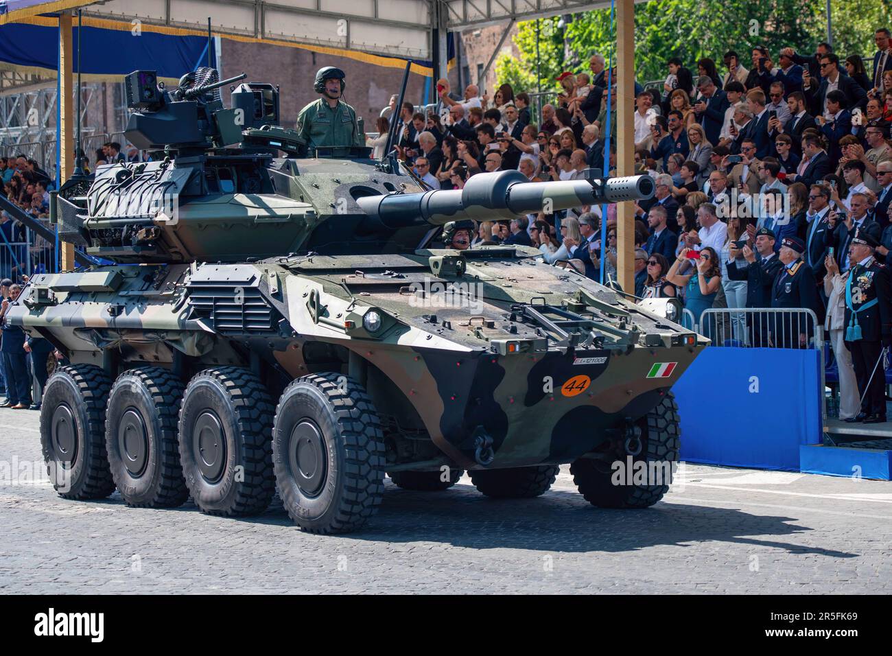 Rome, Italy. 02nd June, 2023. A tank of the Italian army in the parade ...
