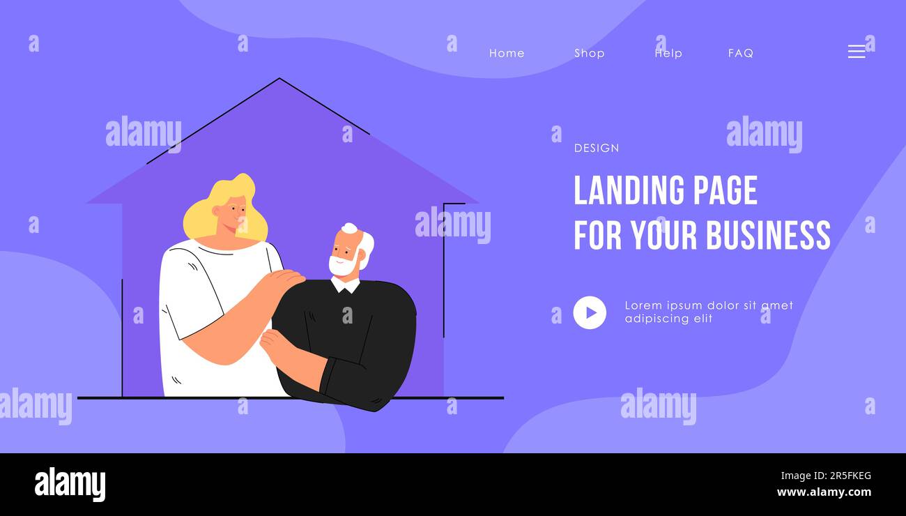 Retirement house concept banner hi-res stock photography and images - Alamy