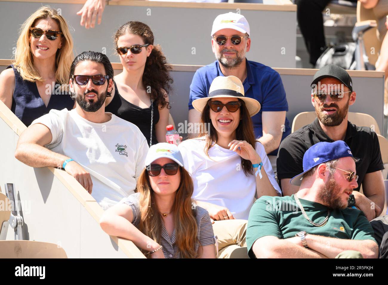 Paris, France. 03rd June, 2023. Judith El Zein, Sofia Essaidi and her ...