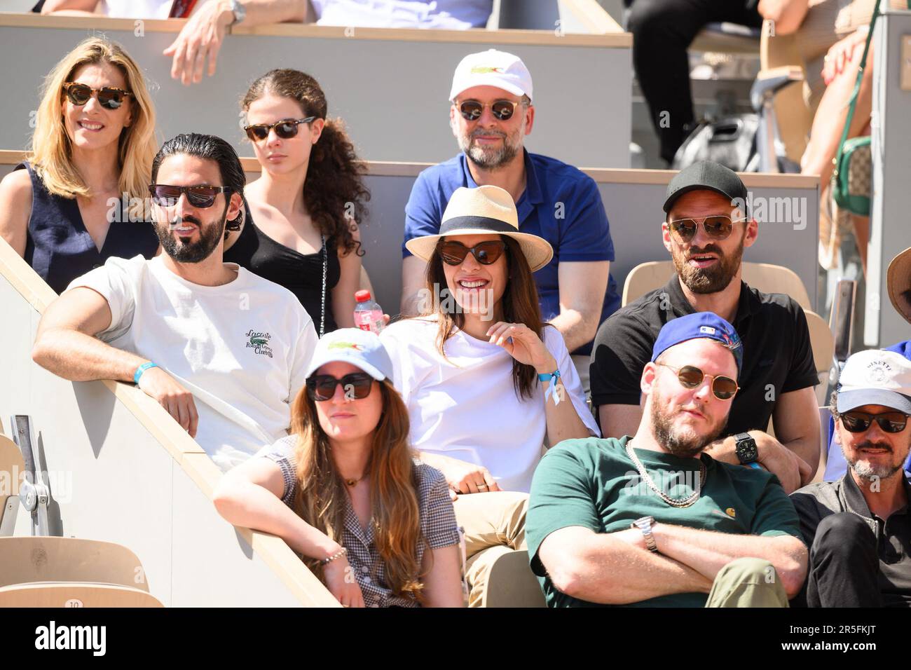 Paris, France. 03rd June, 2023. Judith El Zein, Sofia Essaidi and her ...