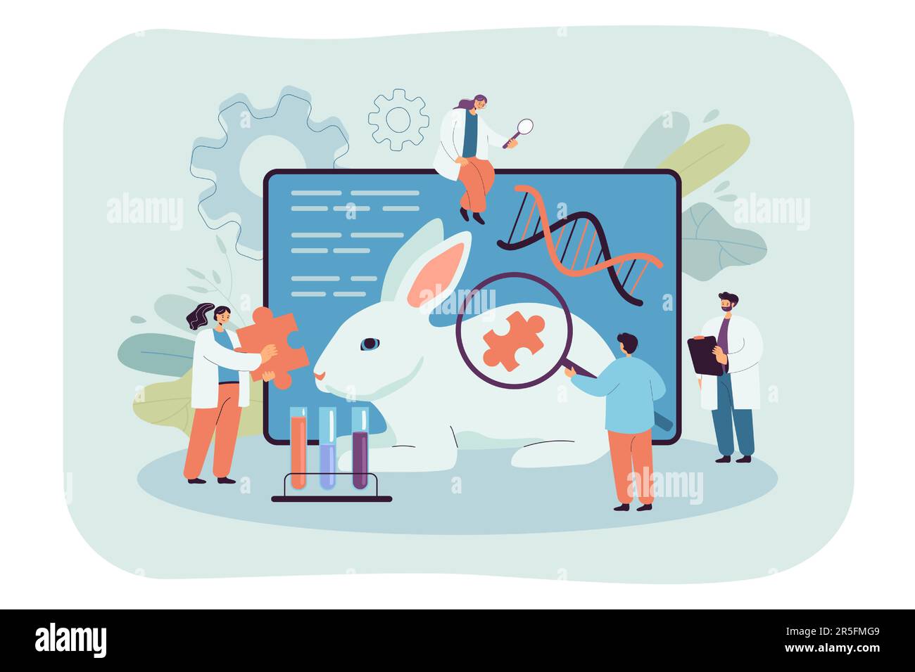 Animal testing rabbit hi-res stock photography and images - Alamy