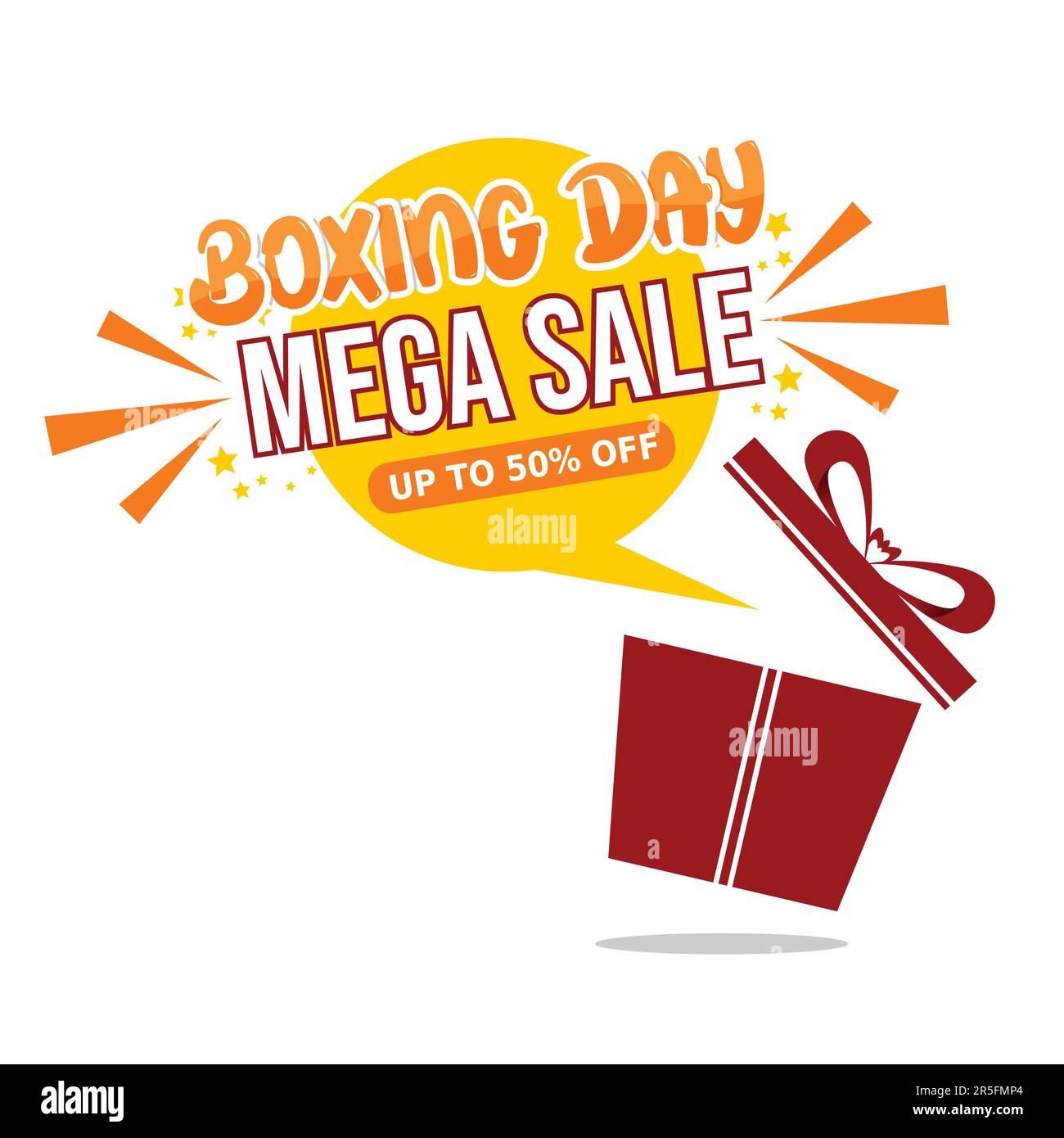 Boxing day sale shopping concept. Template for background, banner, card ...