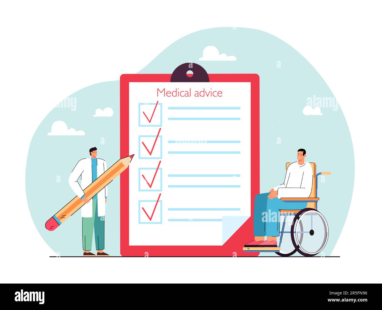 Doctor patient medication advice Cut Out Stock Images & Pictures - Alamy