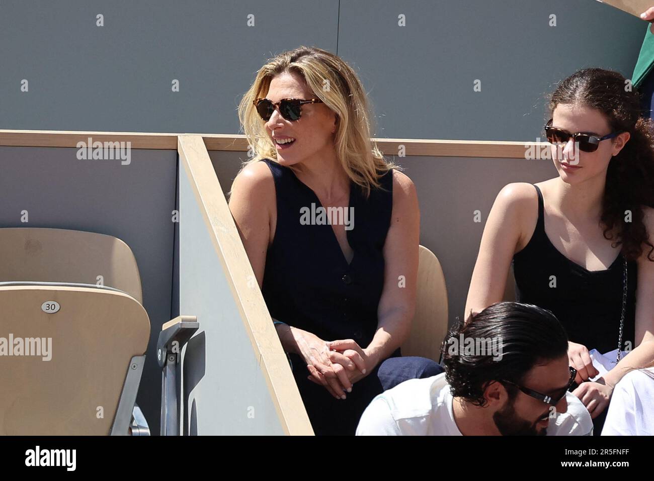 Paris, France. 03rd June, 2023. Judith El Zein in the stands during ...