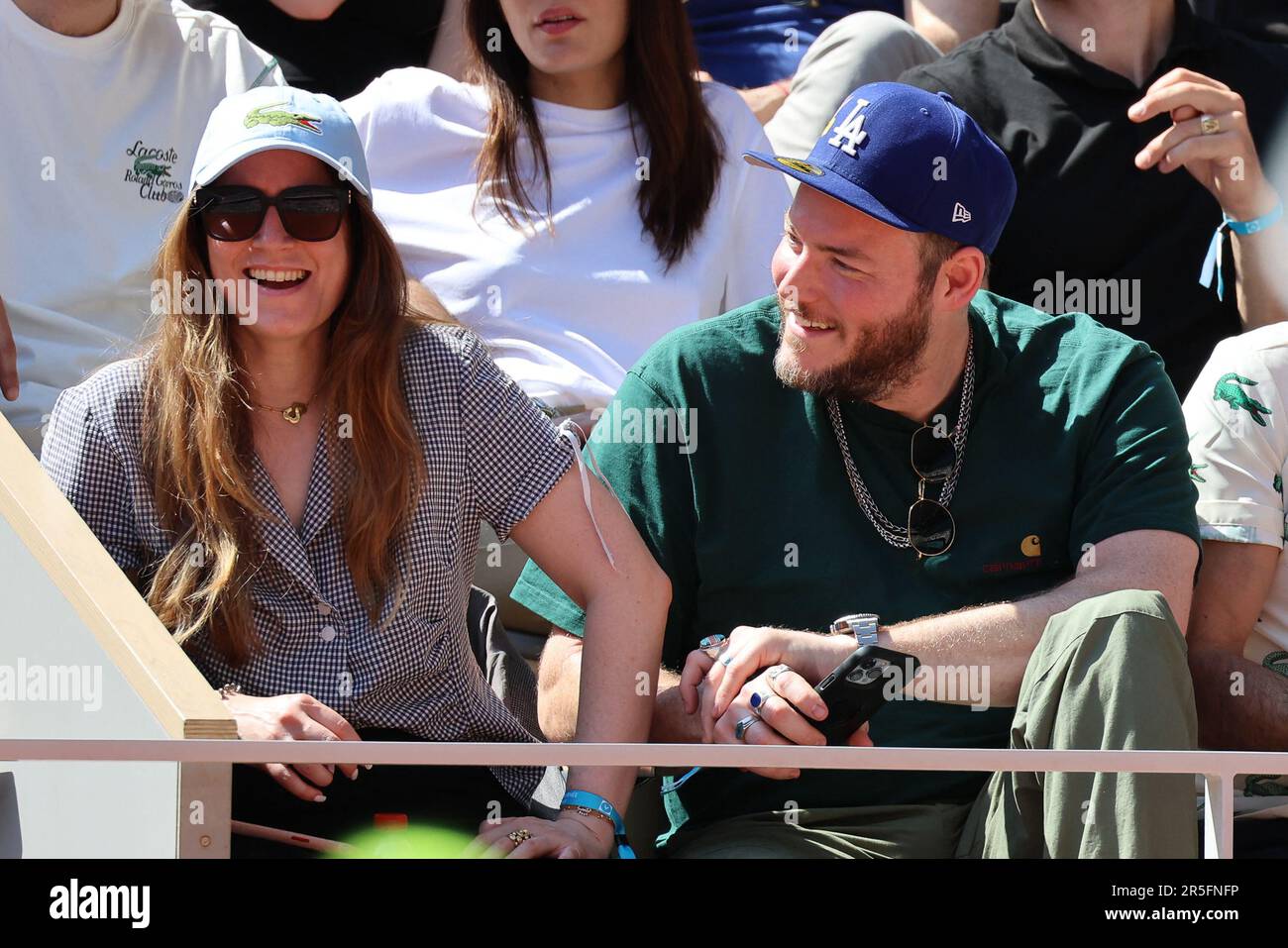 Paris, France. 03rd June, 2023. Igor Gotesman, Tania Gotesman in the ...