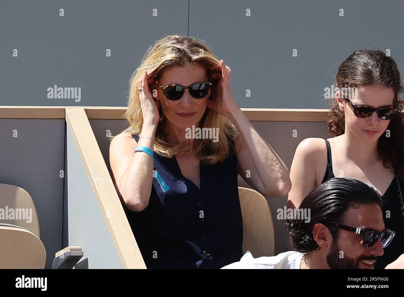 Paris, France. 03rd June, 2023. Judith El Zein in the stands during ...