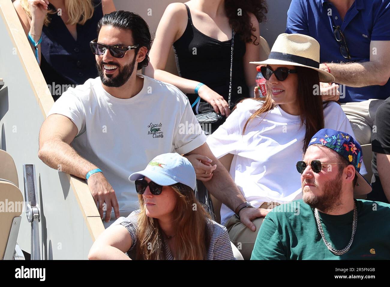 Paris, France. 03rd June, 2023. Adrien Galli, Sofia Essaidi in the ...