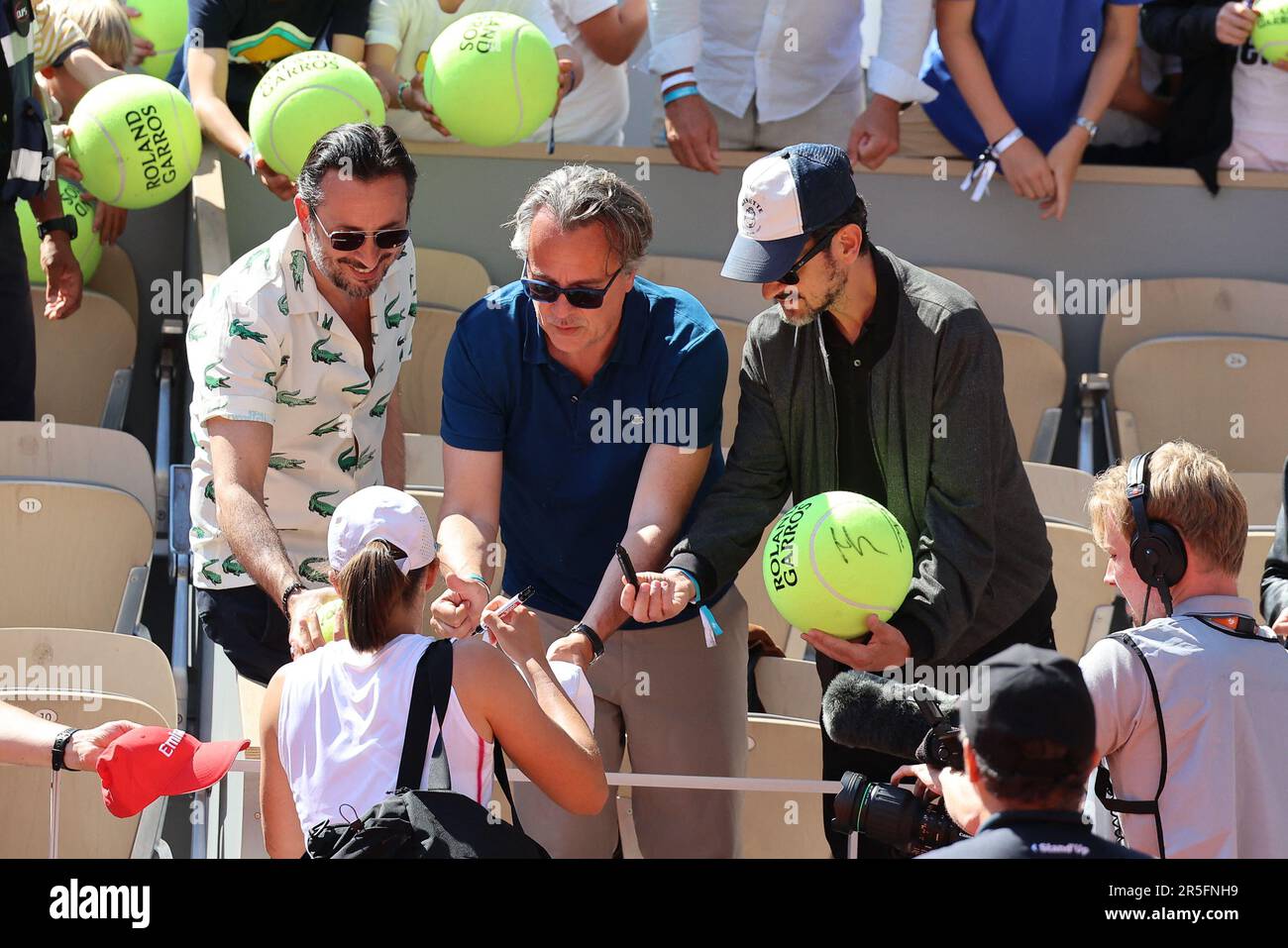 Paris, France. 03rd June, 2023. Michael Cohen, Francois Kraus, David ...