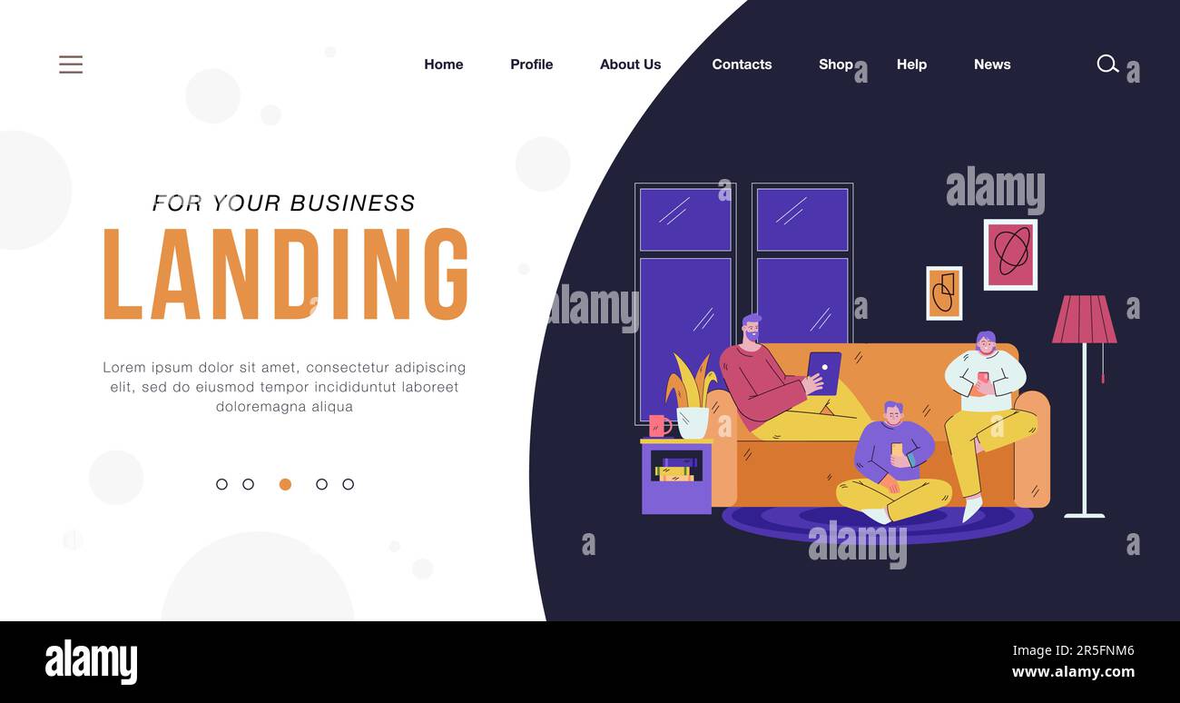 Parents adult children at home Stock Vector Images - Alamy