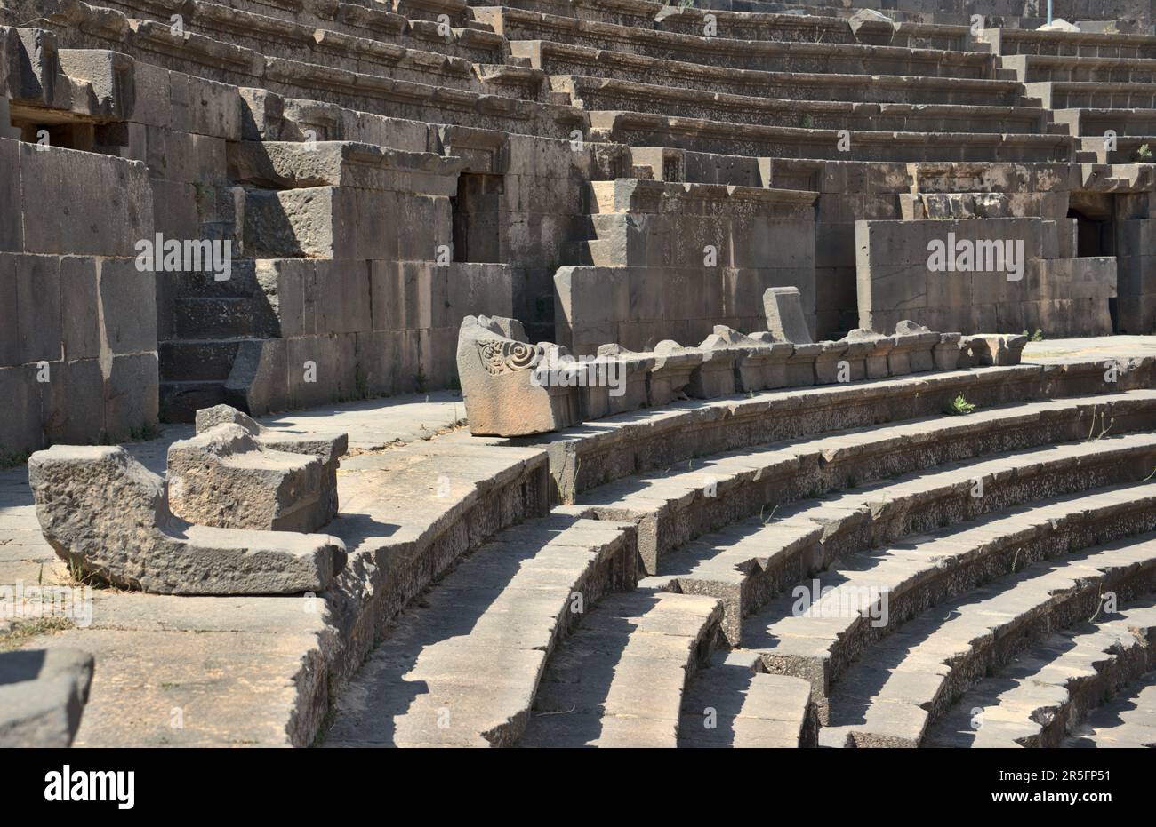 The Roman theatre at Bosra, Syria Stock Photo - Alamy
