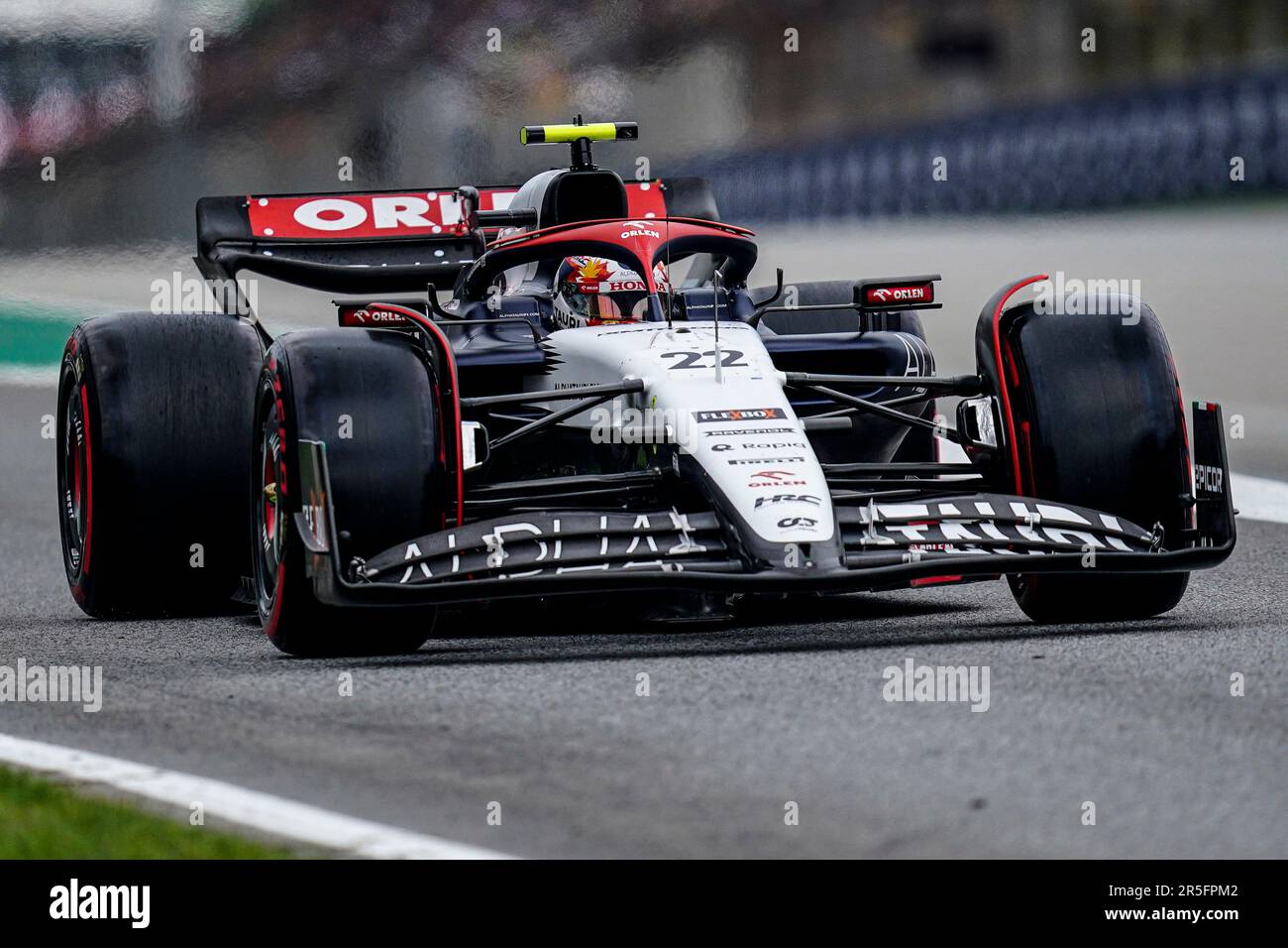 Barcelona, Spain. 03rd June, 2023. Yuki Tsunoda (Japan), Scuderia AlphaTauri AT04 on track ...