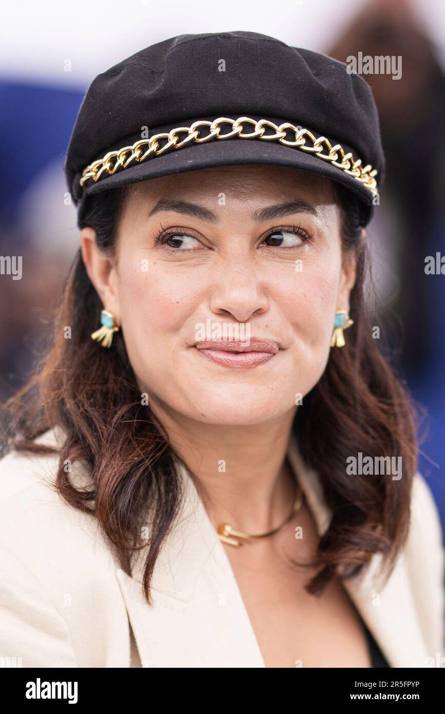 Hend Sabry poses for photographers at the photo call for the film 'Four ...