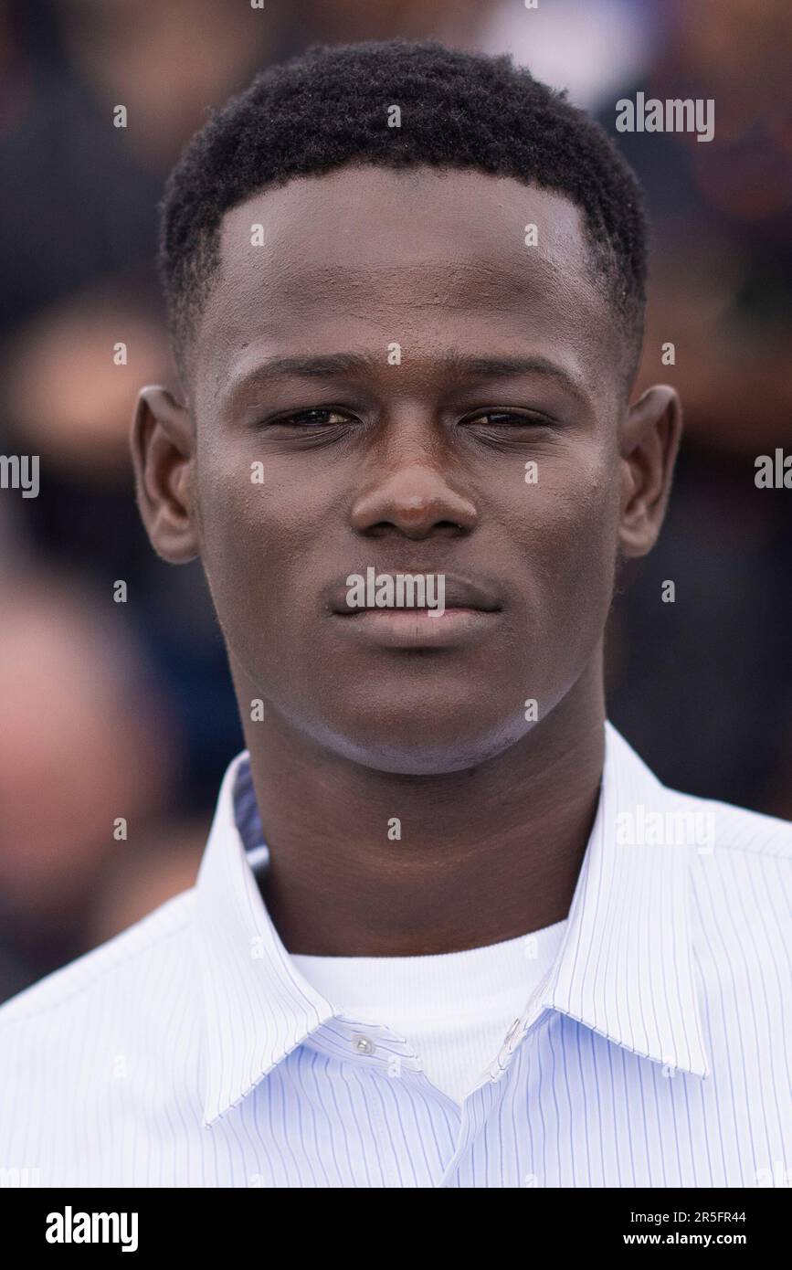 Mamadou Diallo poses for photographers at the photo call for the film ...