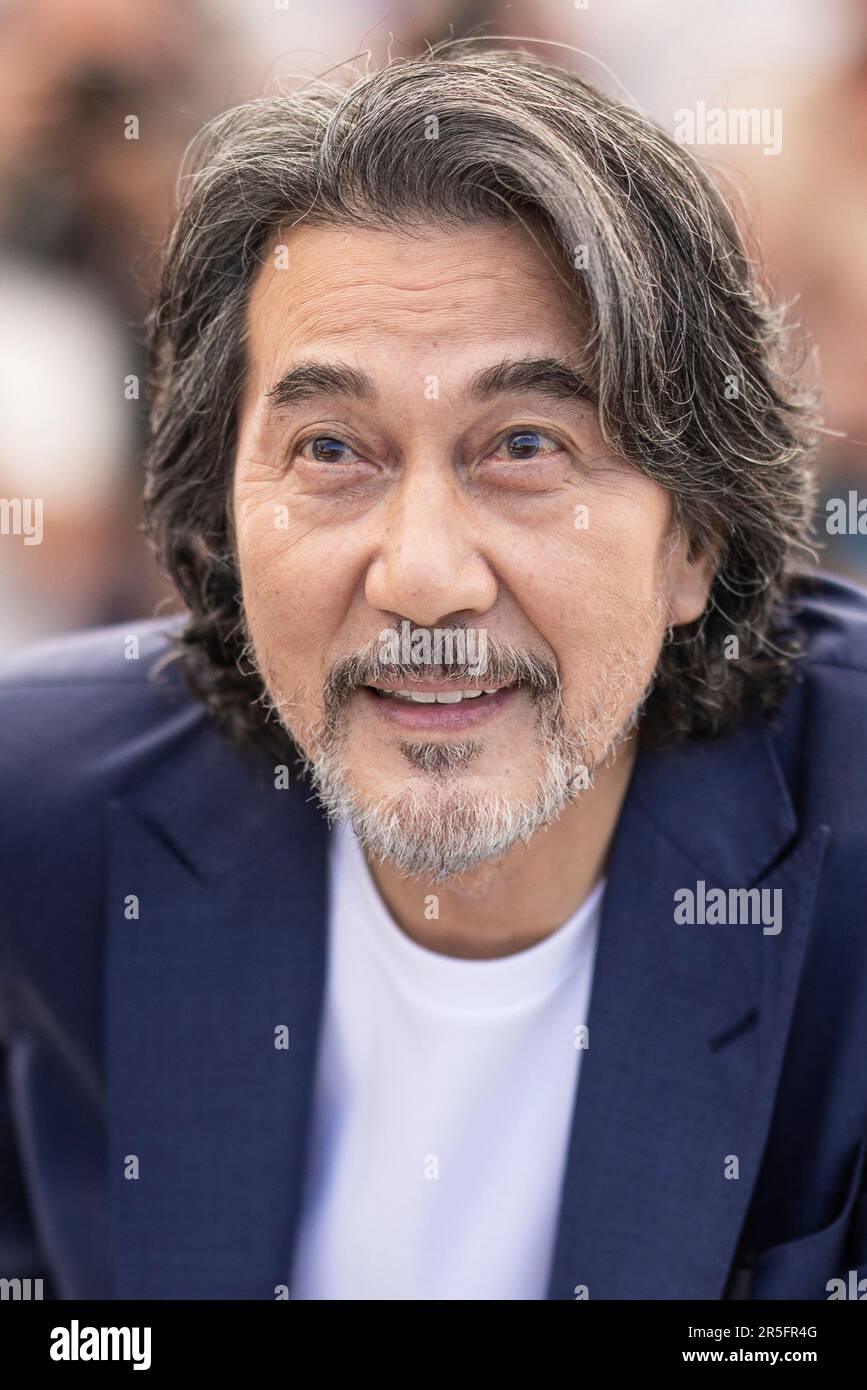 Koji Yakusho poses for photographers at the photo call for the film ...