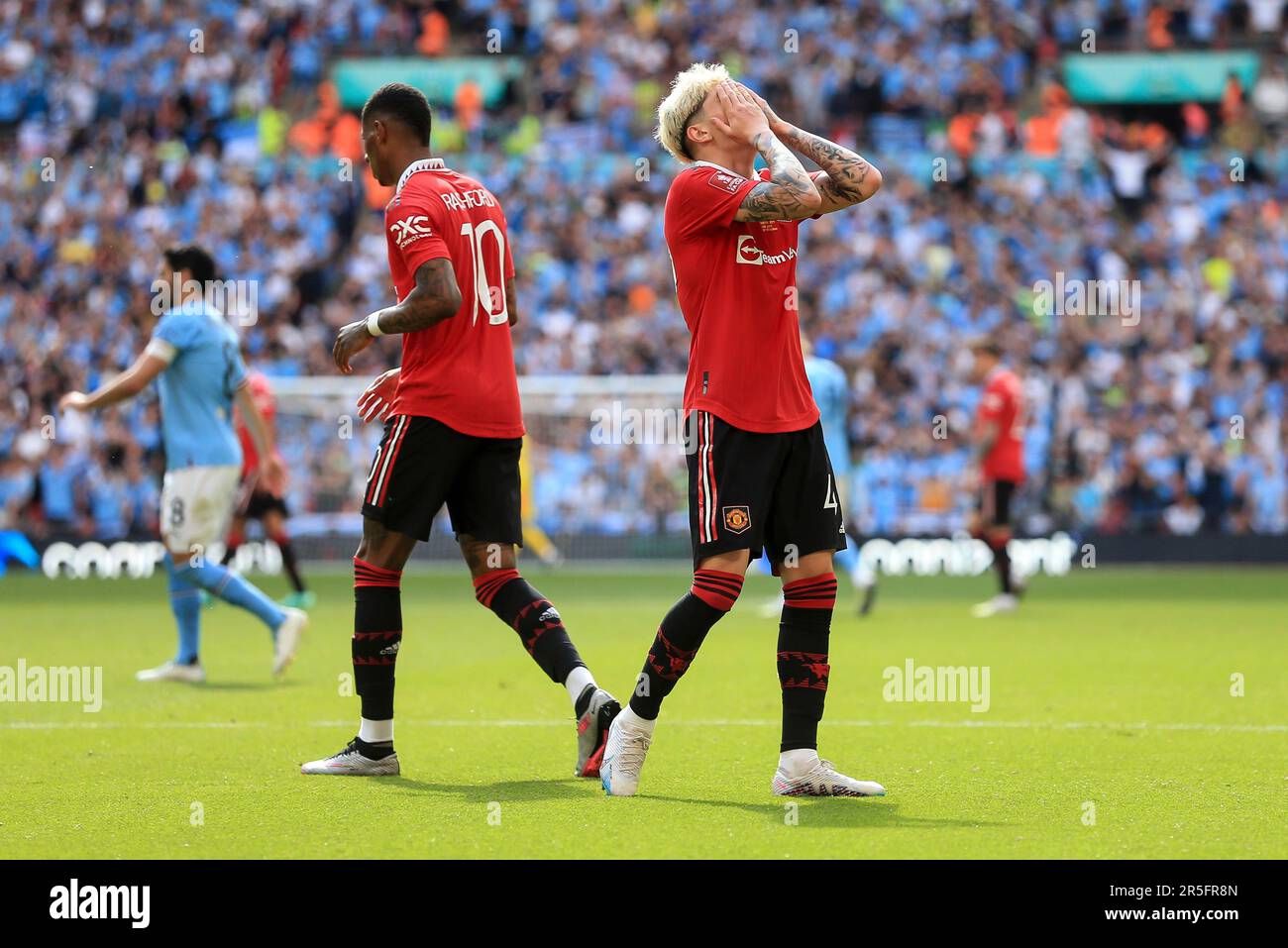 London, UK. 03rd June, 2023. Alejandro Garnacho of Manchester United ...