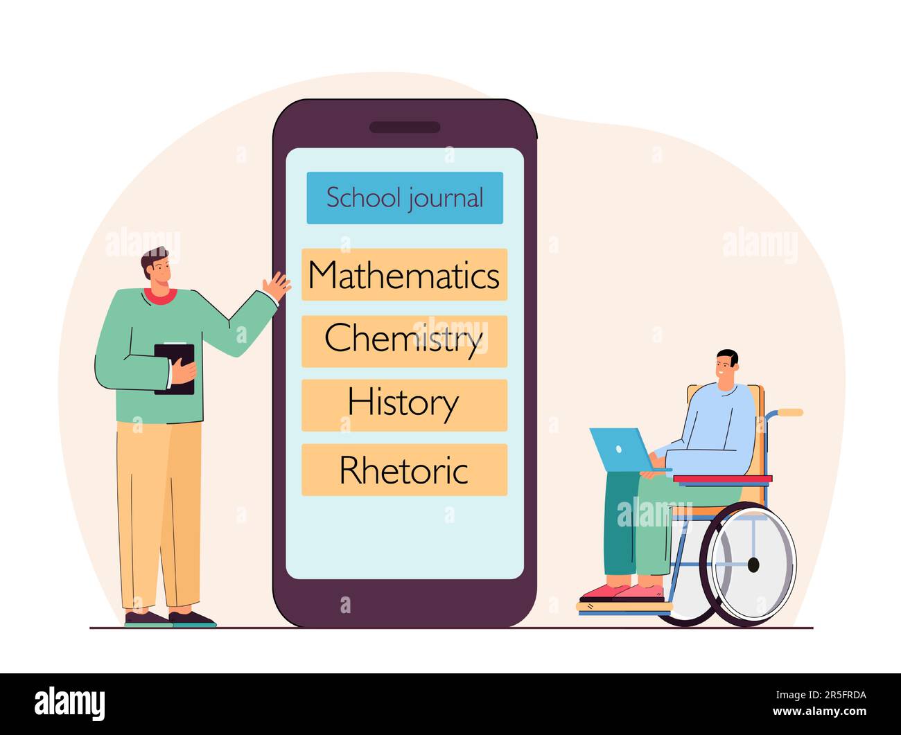 Learning disability and teacher Stock Vector Images - Alamy