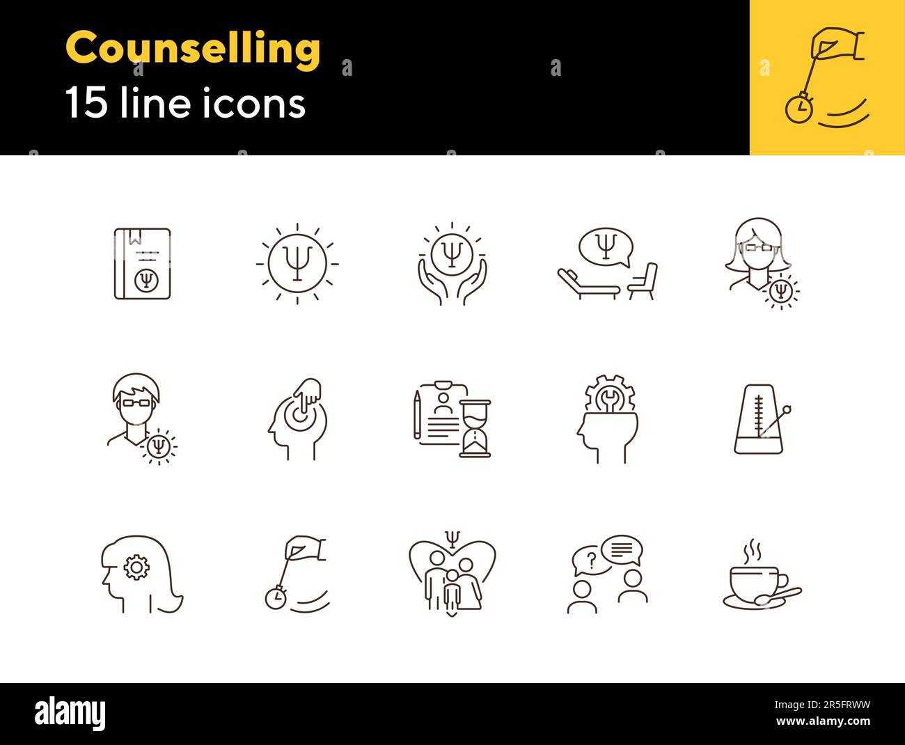 Counselling sign Stock Vector Images - Alamy