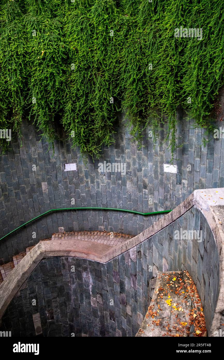 The tunnel at Fort Canning Park, Singapore Stock Photo - Alamy