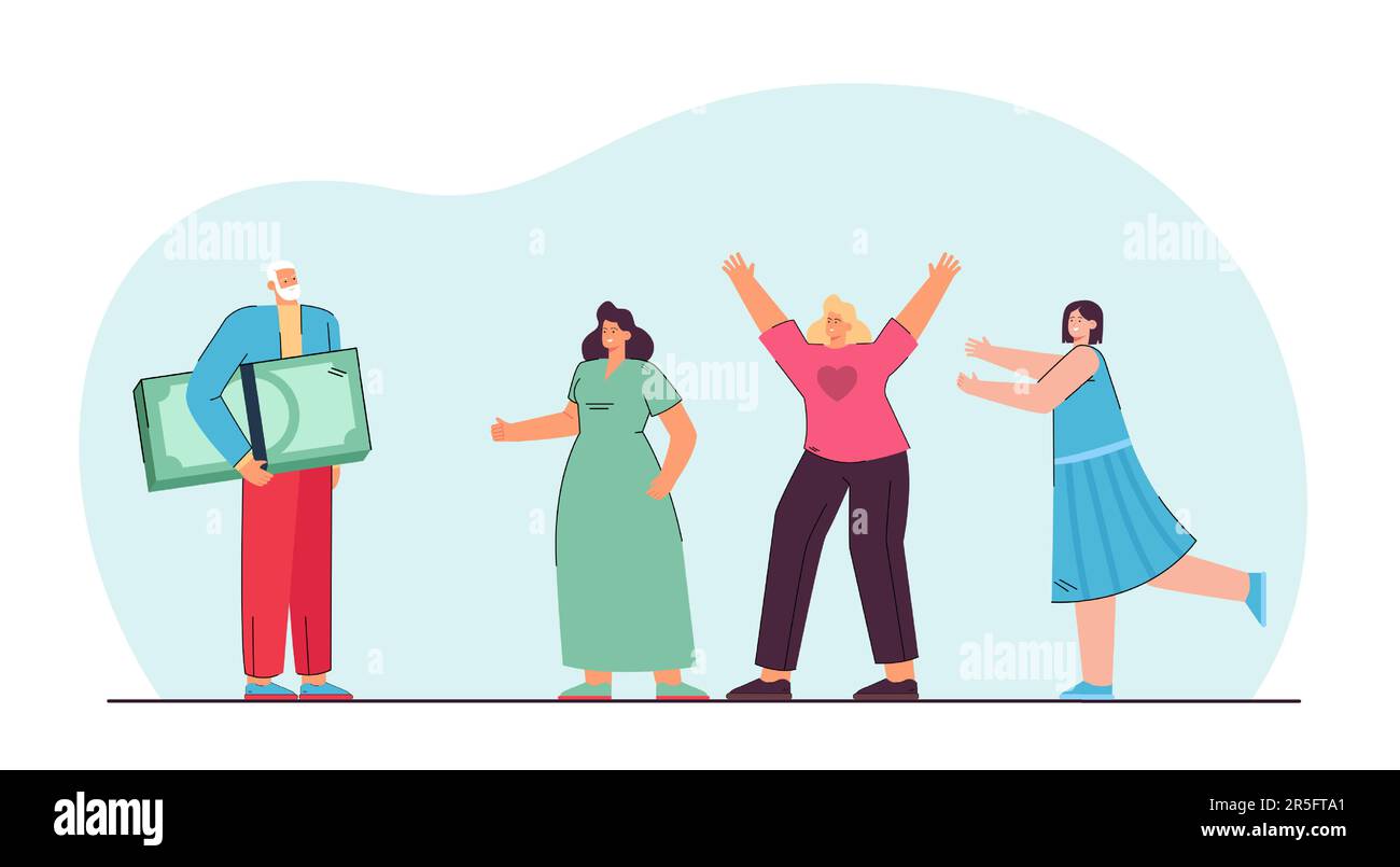 Gray haired man standing Stock Vector Images - Alamy