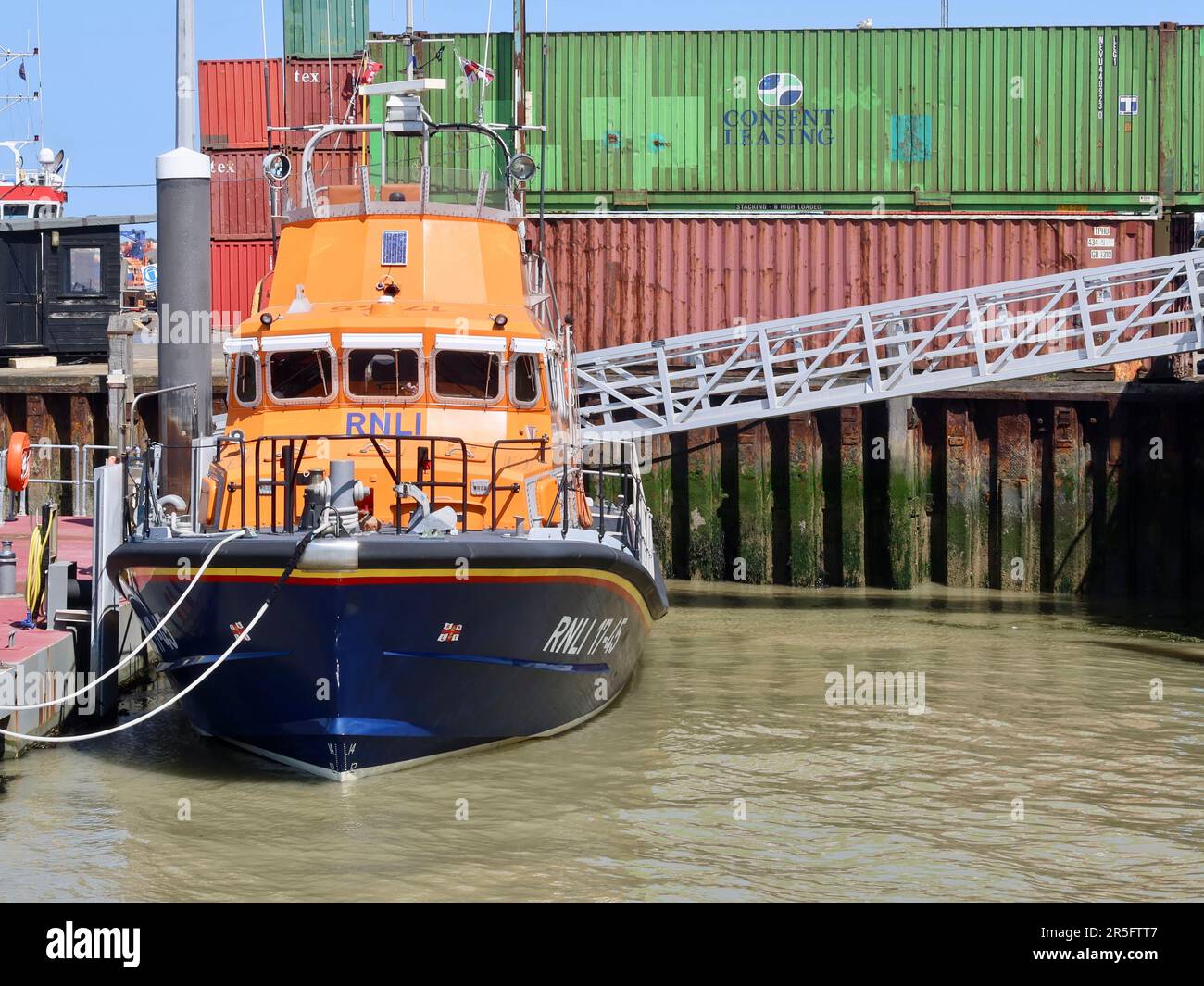 Harwich, Essex - 3 June 2023 : RNLI lifeboat 17-45 Duke of Kent Stock ...