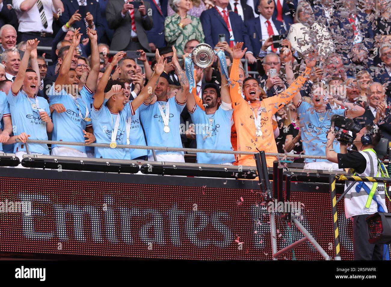 Wembley Stadium, London, UK. 3rd June, 2023. FA Cup Final Football ...