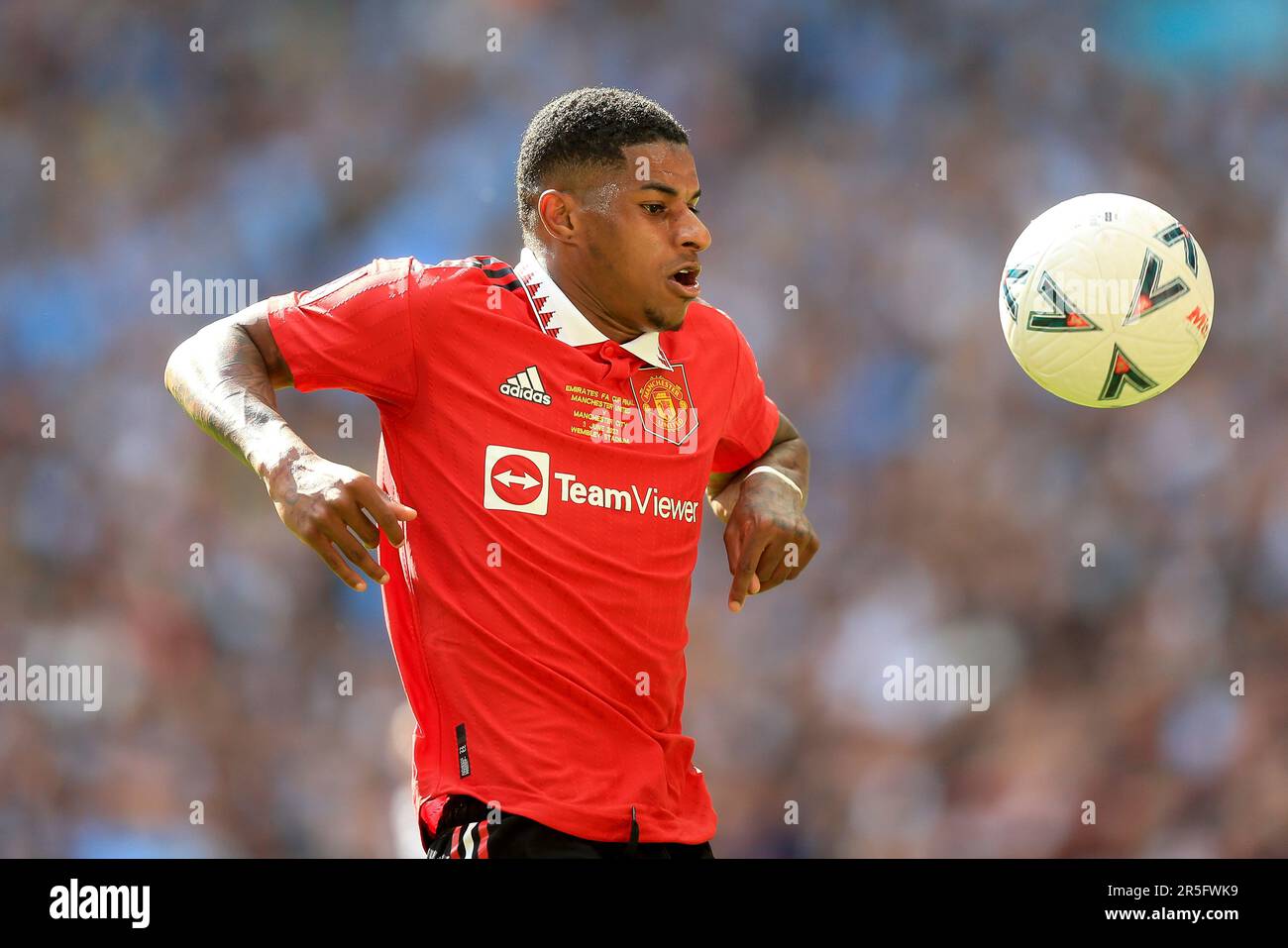 London, UK. 03rd June, 2023. Marcus Rashford of Manchester United ...