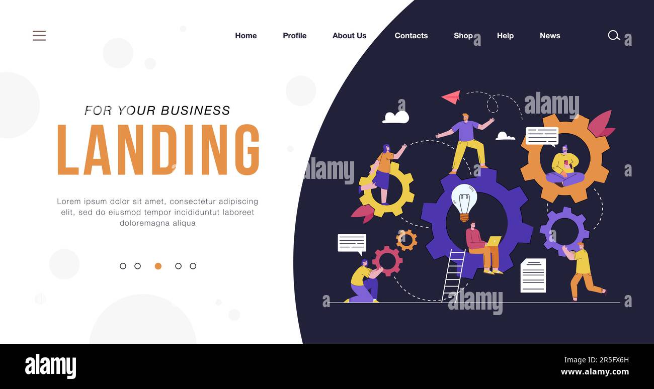 Teamwork and engineering vector illustration Stock Vector Image & Art ...