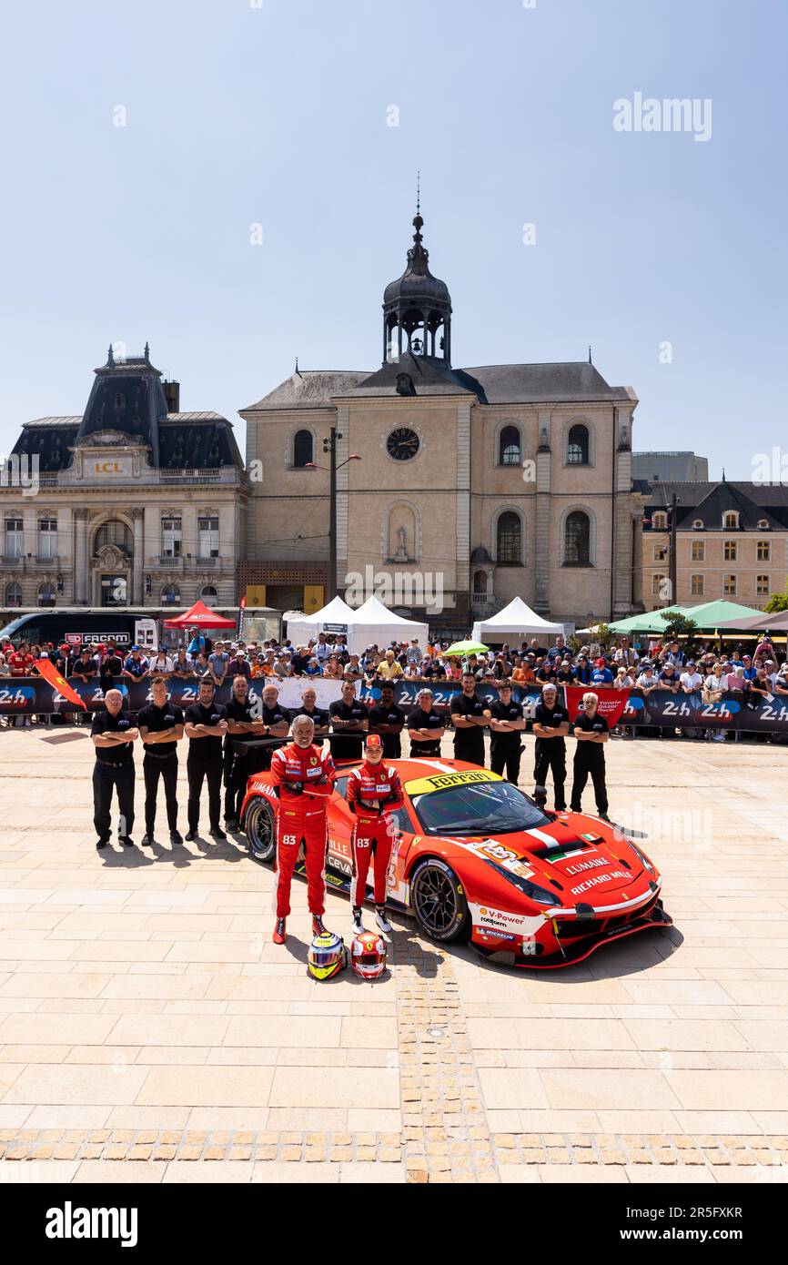 Le Mans, France. 03rd June, 2023. 83 PEREZ COMPANC Luis (arg), WADOUX ...