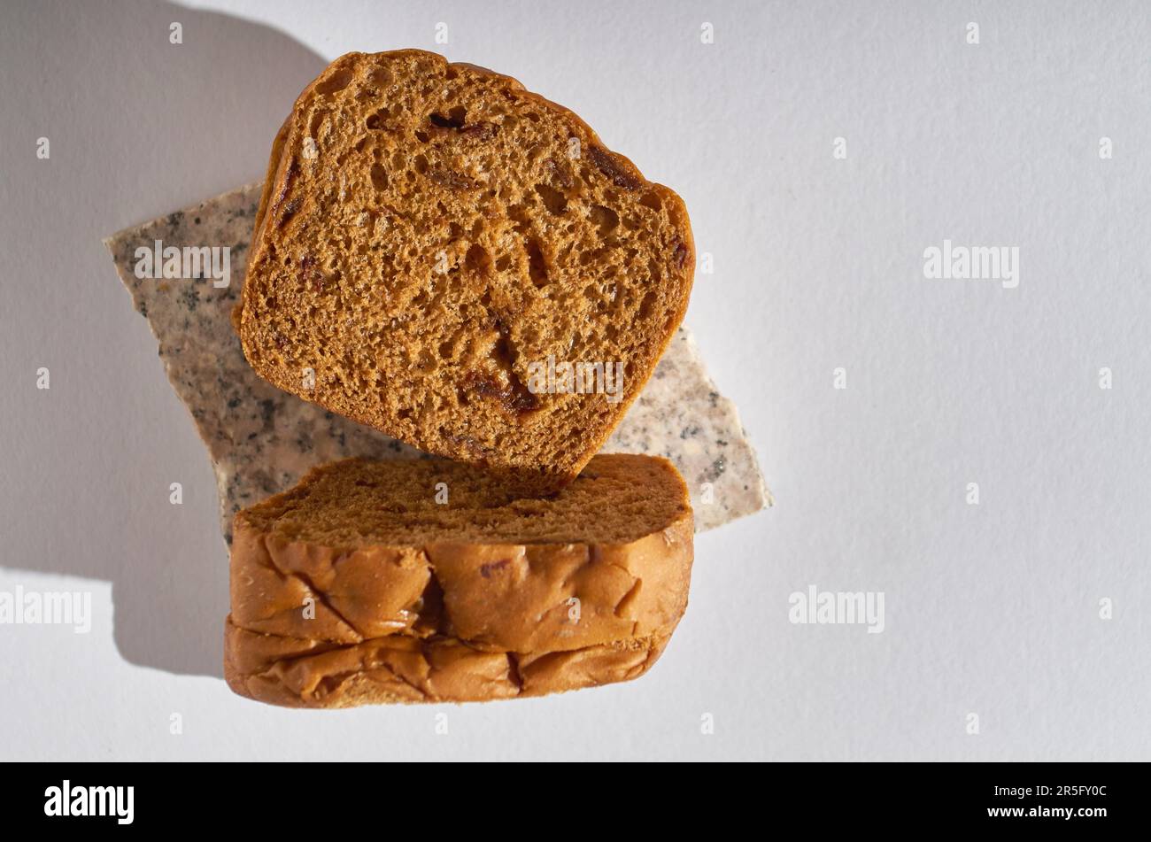 Top view of the chocolate flavor bread Stock Photo - Alamy