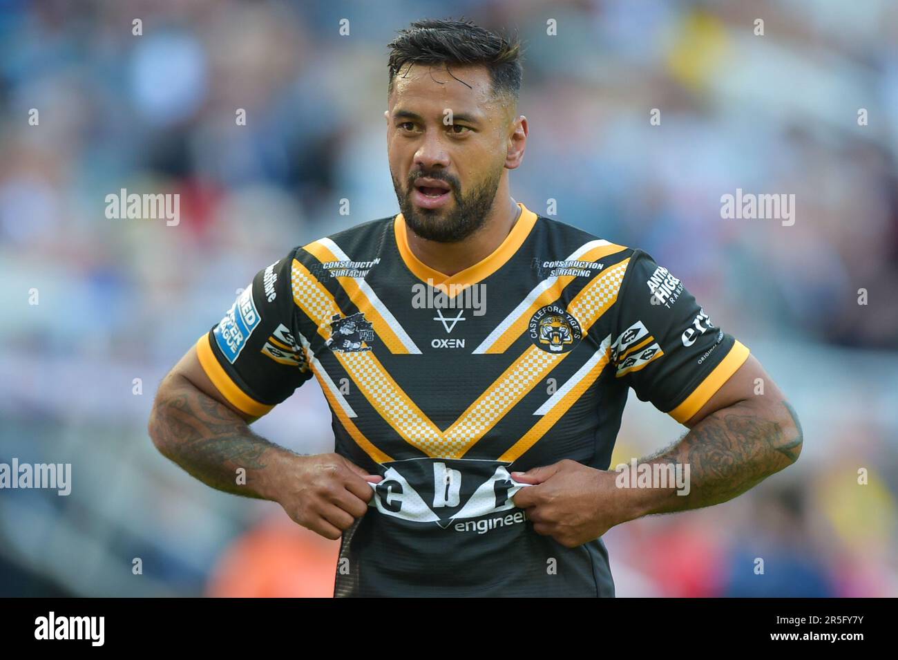 Kenny Edwards #11 of Castleford Tigers during the Betfred Super League Magic Weekend match Leeds ...