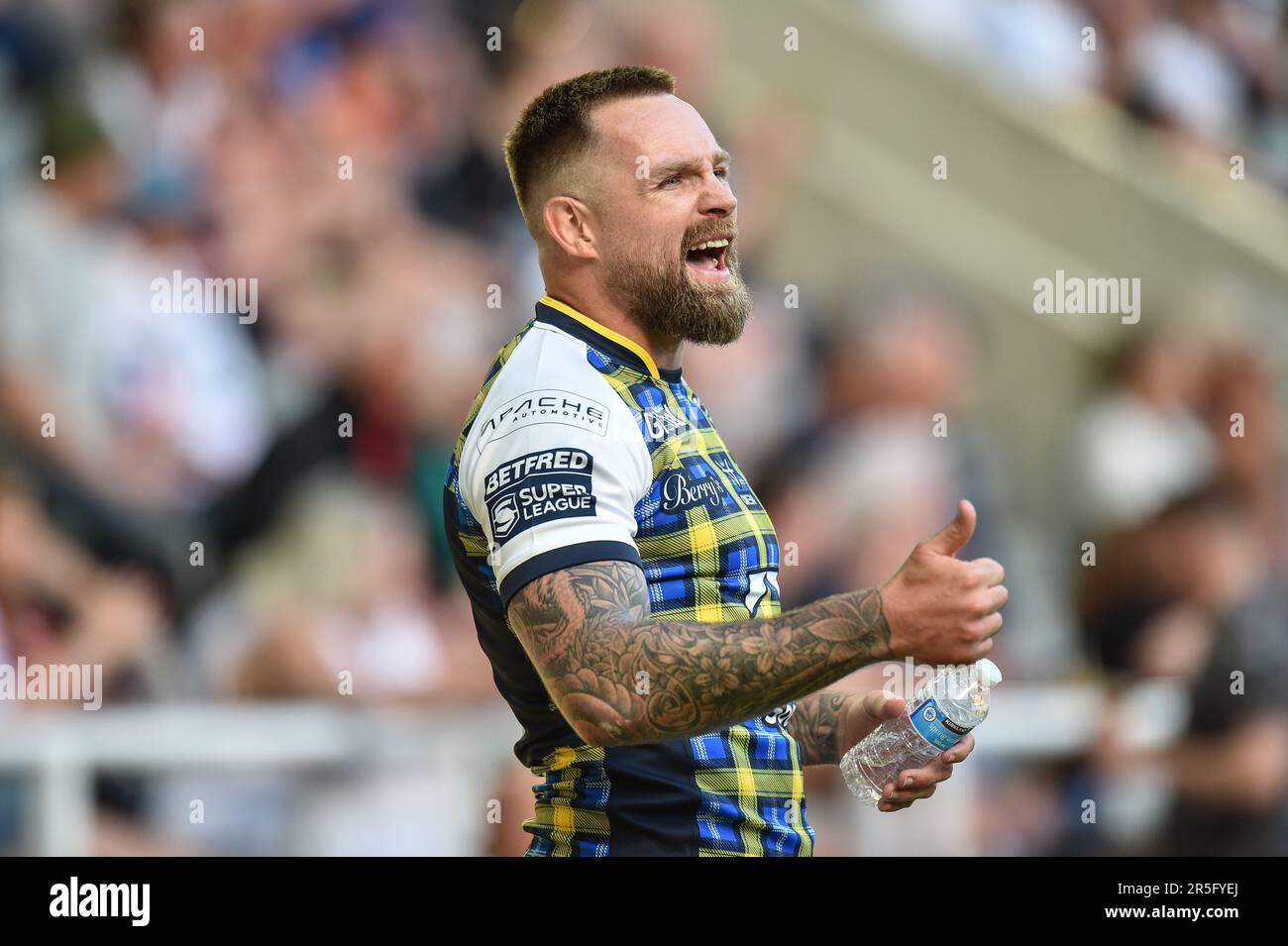 Newcastle, England - 3rd June 2023 - Blake Austin (6) celebrates ...