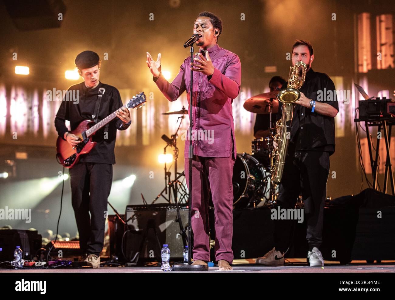 ROTTERDAM - Artist Typhoon performs during the 47th edition of the EO ...