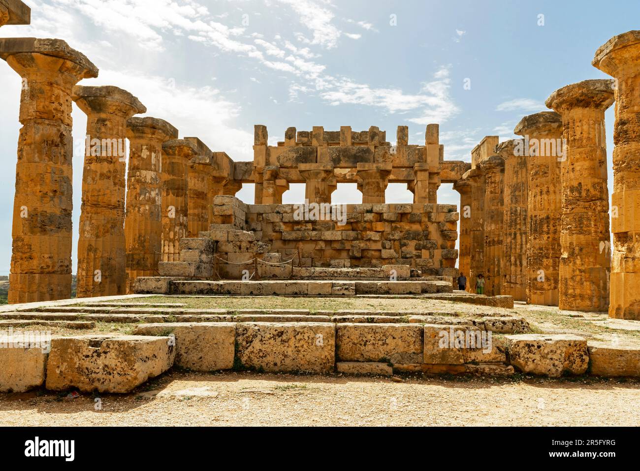 The Temple of Hera at Selinunte (Temple E on the East Hill), ancient ...