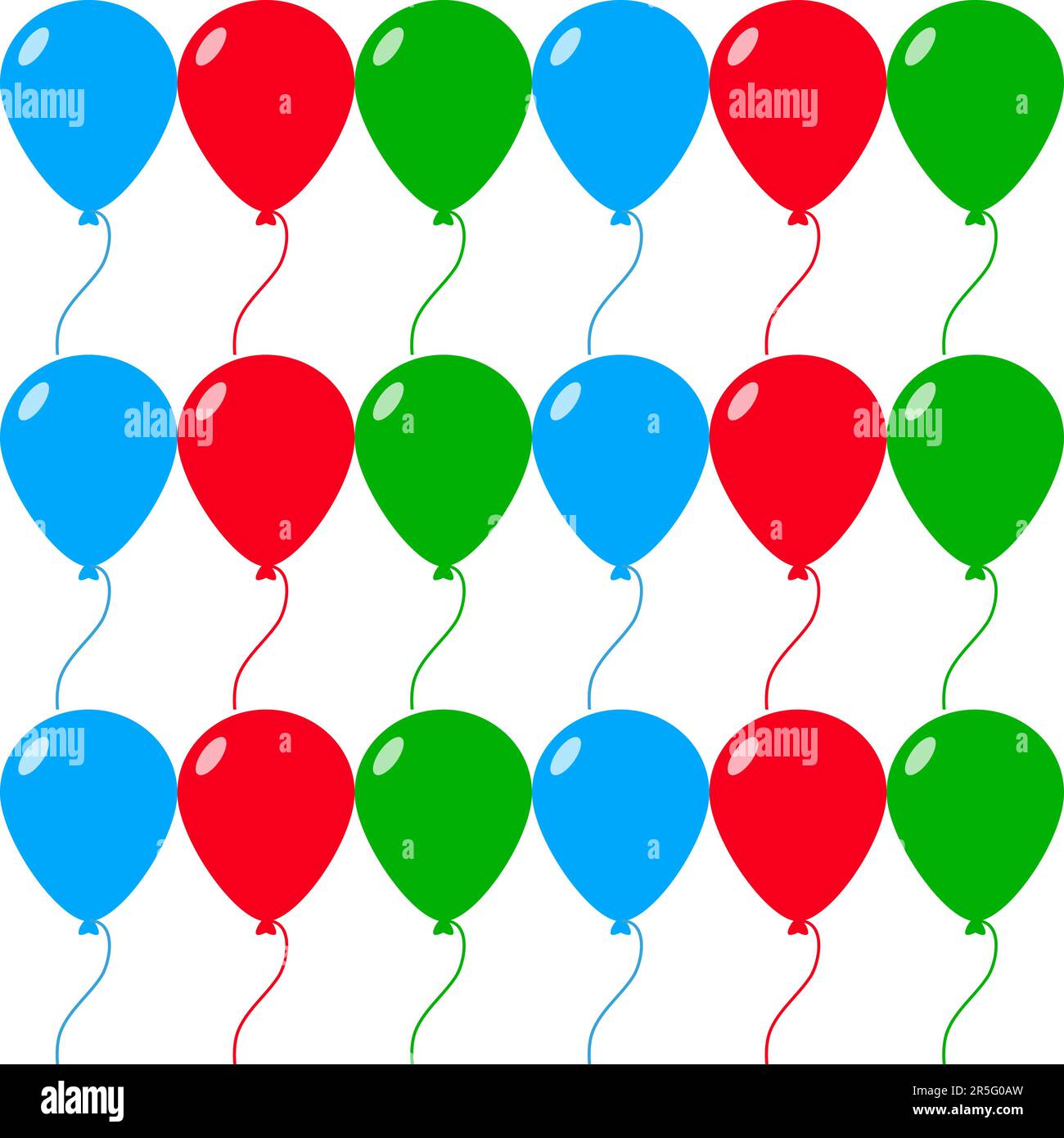 Seamless retro background with party balloons Stock Vector Image & Art ...