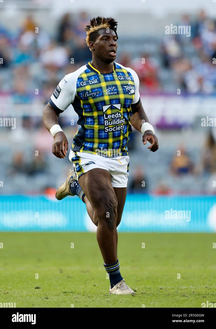 Leeds Rhinos' Justin Sangare during the Betfred Super League match at ...