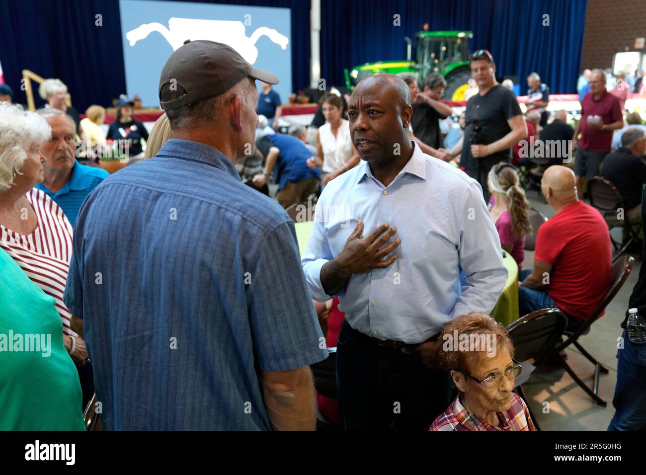Republican presidential candidate South Carolina Sen. Tim Scott talks ... Republican presidential candidate South Carolina Sen. Tim Scott talks ...