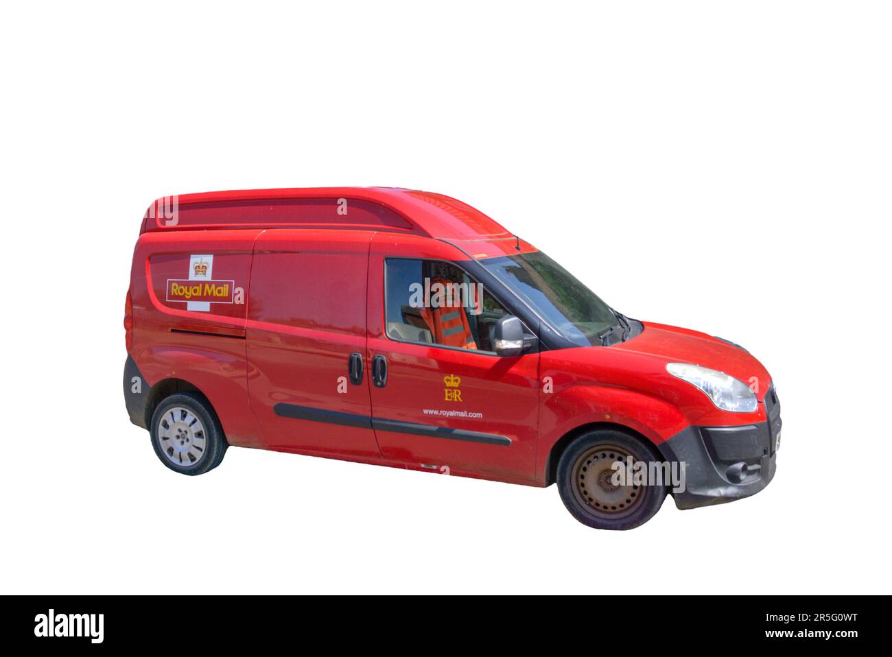 Cutout of a Royal Mail post van Stock Photo - Alamy