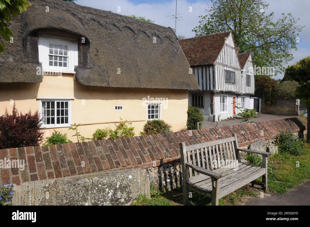 Church Cottage, Linton, Cambridgeshire Stock Photo - Alamy