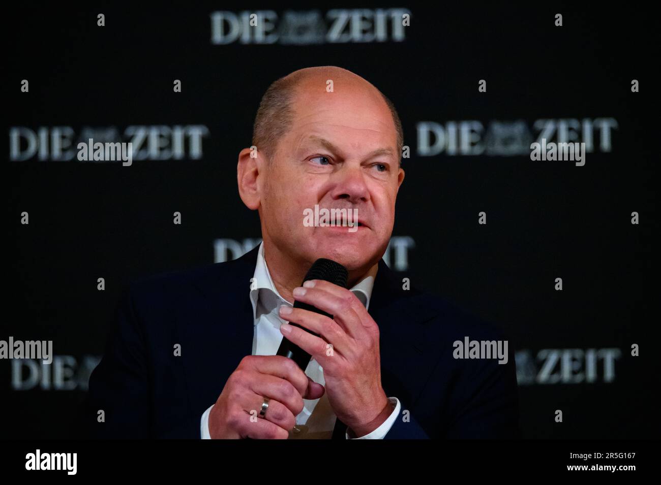 Hamburg, Germany. 03rd June, 2023. German Chancellor Olaf Scholz (SPD ...