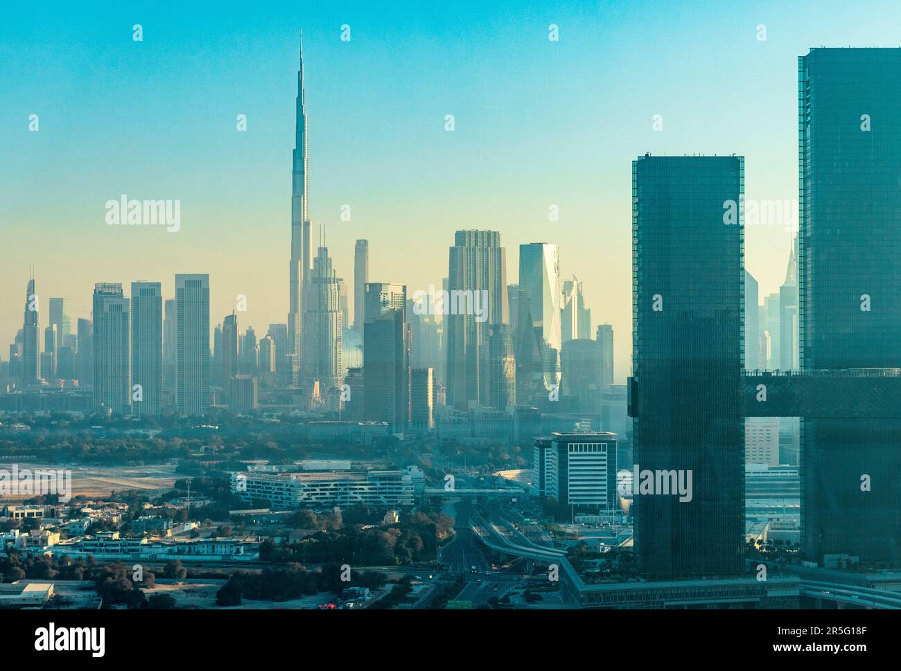 Dubai, UAE - 04.29.2023 - Areal view of Dubai city Stock Photo - Alamy