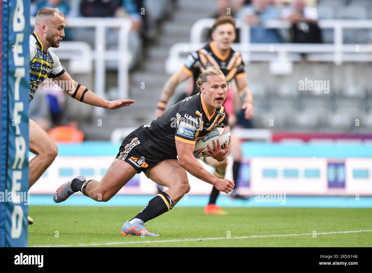 Newcastle, England - 3rd June 2023 - Jacob Miller of Castleford Tigers ...