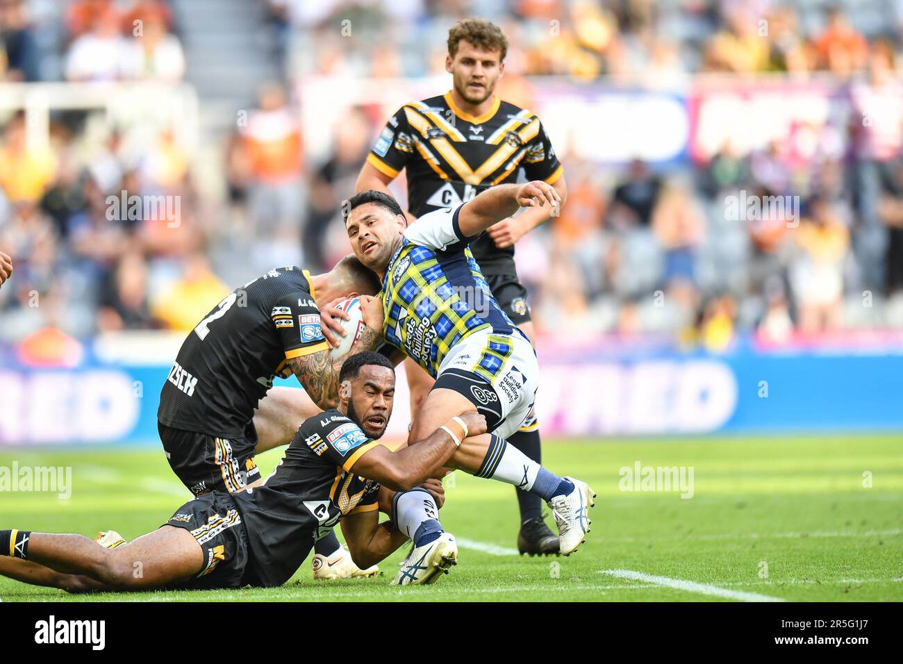 Newcastle, England - 3rd June 2023 - Rhyse Martin (12) of Leeds Rhinos ...