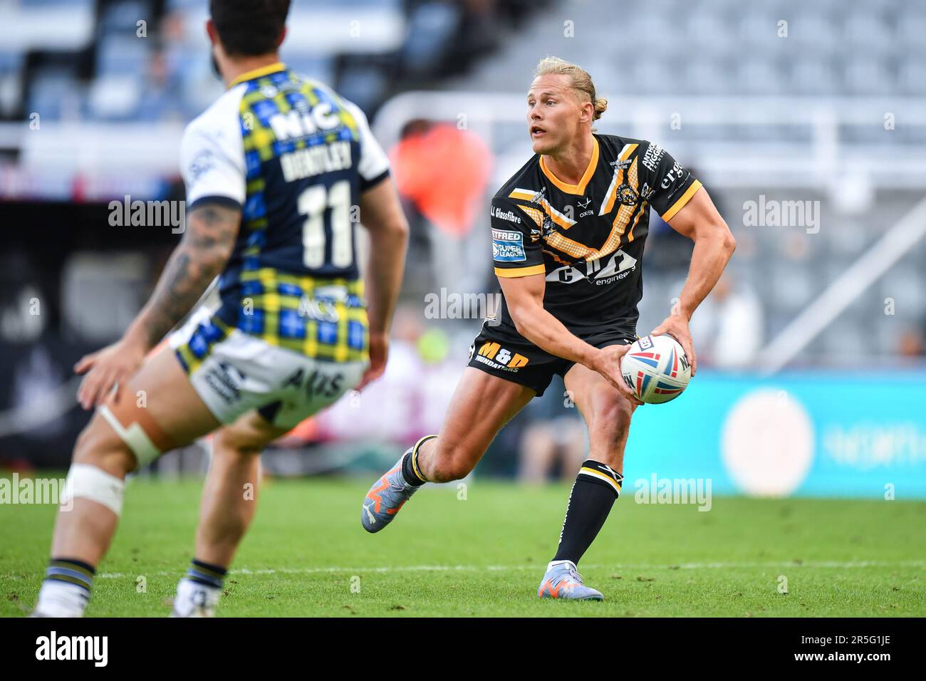 Newcastle, England - 3rd June 2023 - Jacob Miller of Castleford Tigers ...