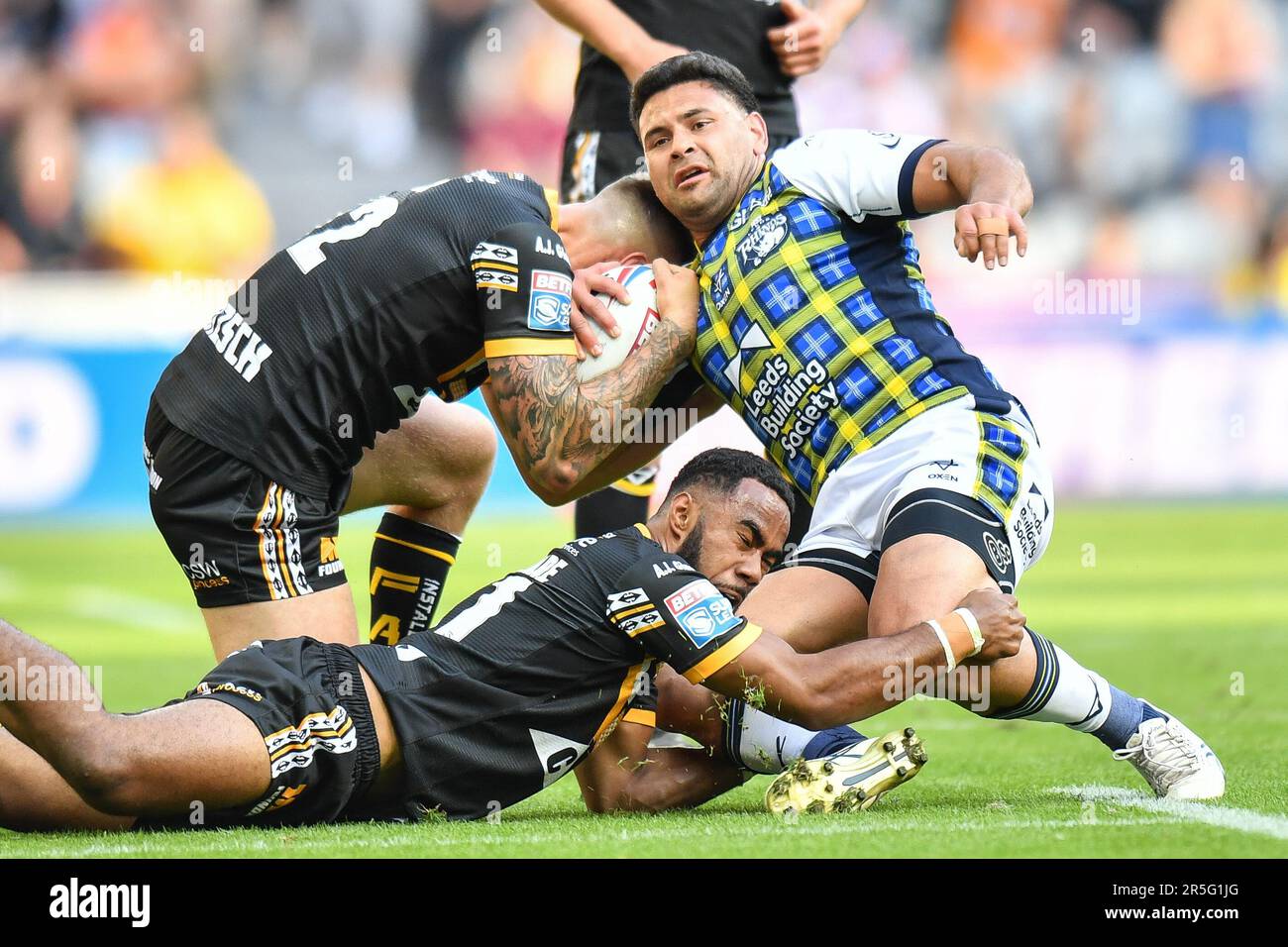 Newcastle, England - 3rd June 2023 - Rhyse Martin (12) of Leeds Rhinos ...